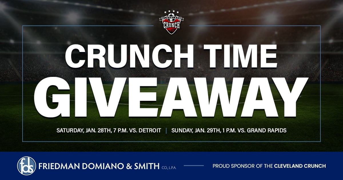 Cleveland Crunch Ticket Giveaway | Friedman, Domiano & Smith